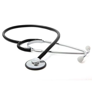 adc - 660bk proscope 660 diaphragm-only, lightweight general-exam stethoscope, adult, black