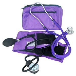 Dixie EMS Blood Pressure and Sprague Stethoscope Kit - Purple