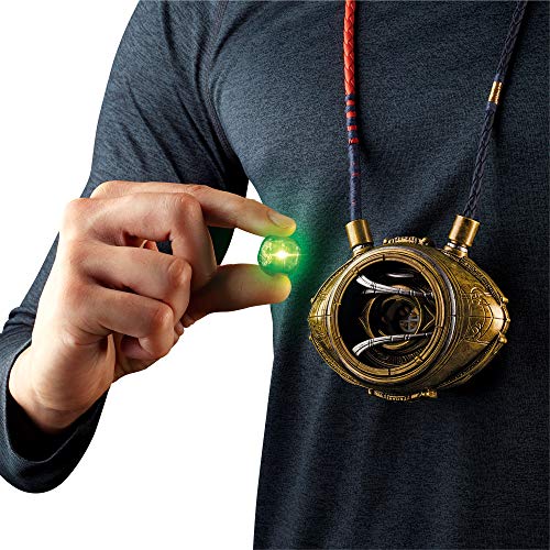 Marvel Legends Series Doctor Strange Premium Role Play Eye of Agamotto Electronic Talisman Adult Fan --Costume and Collectible, Ages 14 and Up