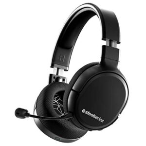 steelseries arctis 1 wireless gaming headset – usb-c wireless – detachable clearcast microphone – for nintendo switch, ps4/ps5, pc, android – black