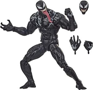 erock venom legends series - venom action figure, venom toys, venom figure, venom carnage action figure toy, 7-inches pvc anime figure movable model toys gift for chritsmas newyear birthday (venom b)