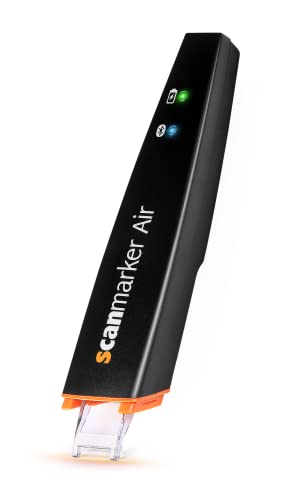 Scanmarker Air Pen Scanner - OCR Digital Highlighter and Reader - Wireless (Black, Scanmarker Air)