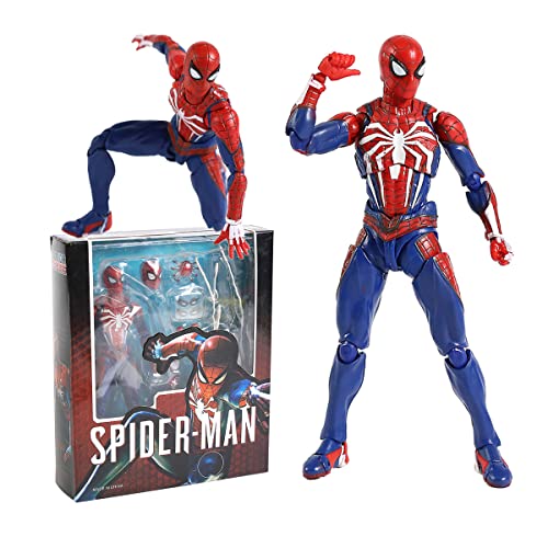 Figuarts for Spider Man Spider-Man Upgrade Suit PS4 Game Edition 6"/15 cm Joints Moveable Action Figure Collectable Model Ornaments Toy Box Set