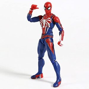 Figuarts for Spider Man Spider-Man Upgrade Suit PS4 Game Edition 6"/15 cm Joints Moveable Action Figure Collectable Model Ornaments Toy Box Set