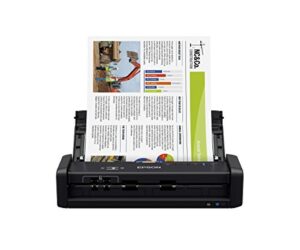 epson workforce es-300w wireless color portable document scanner with adf for pc and mac, sheet-fed and duplex scanning (renewed)