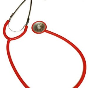 EMI Basix Single Head Stethoscope - Red