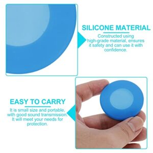 Balacoo Stethoscope Head Cover Protector- 10 Pcs Soft Silicone Stethoscope Spare Parts- Disposable Replacement Stethoscope Diaphragm Covers