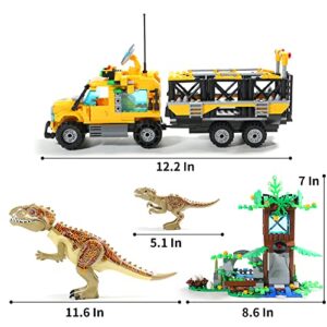 Mesiondy Dinosaurs Building Blocks Set, Dinosaur Toys for Age 8-14 Years,Dinosaur Park World, Birthday Gifts for Boys and Girls (546 Pcs)