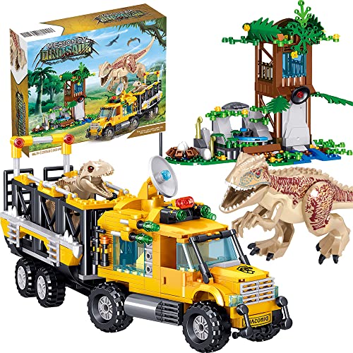 Mesiondy Dinosaurs Building Blocks Set, Dinosaur Toys for Age 8-14 Years,Dinosaur Park World, Birthday Gifts for Boys and Girls (546 Pcs)