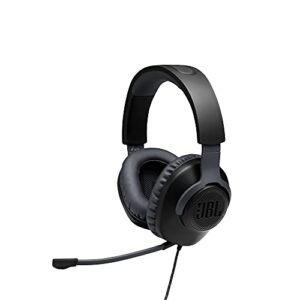 jbl quantum 100 - wired over-ear gaming headphones - black