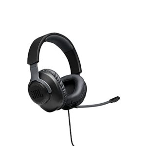 JBL Quantum 100 - Wired Over-Ear Gaming Headphones - Black