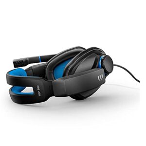 EPOS Sennheiser GSP 300 Gaming Headset with Noise-Cancelling Mic, Flip-to-Mute, Comfortable Memory Foam Ear Pads, Headphones for PC, Mac, Xbox One, PS4, Nintendo Switch, and Smartphone compatible.