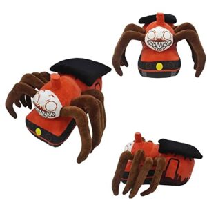 Jalusini Choo Choo Charles Plush Toys, Monster Horror Game Train Toys Spider-Filled Animal Plush Toys, Halloween Spider Plush Toys, A Gift for Kids and Game Fans