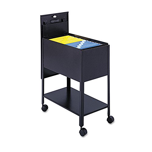 Safco 5362Bl Extra-Deep Locking Mobile Tub File 13-1/2W X 24-3/4D X 28-1/4H Black