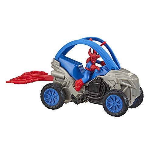 Spider-Man Marvel Spider-Ham Stunt Vehicle 6-Inch-Scale Super Hero Action Figure and Vehicle Toy Great Kids for Ages 4 and Up