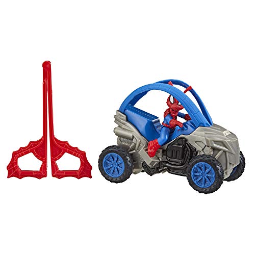 Spider-Man Marvel Spider-Ham Stunt Vehicle 6-Inch-Scale Super Hero Action Figure and Vehicle Toy Great Kids for Ages 4 and Up