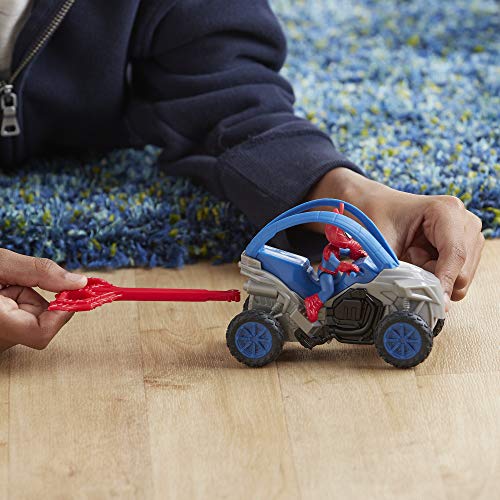 Spider-Man Marvel Spider-Ham Stunt Vehicle 6-Inch-Scale Super Hero Action Figure and Vehicle Toy Great Kids for Ages 4 and Up