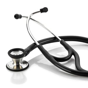 adc adscope 602 traditional cardiology stethoscope, black