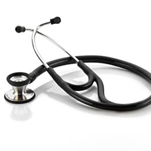 ADC Adscope 602 Traditional Cardiology Stethoscope, Black