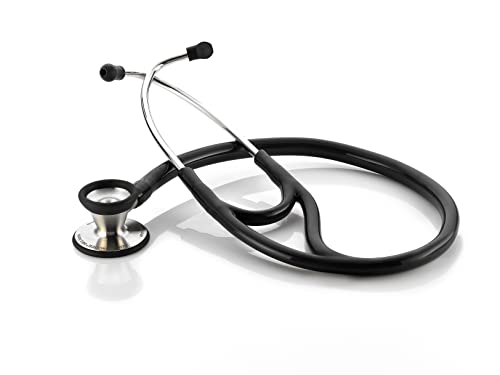 ADC Adscope 602 Traditional Cardiology Stethoscope, Black