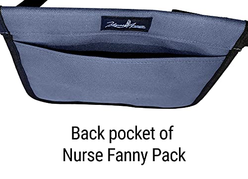 Nurse Fanny Pack with Stethoscope Holder – Medical Waist Bag Ideal for Nurses and Medical Care Workers – Premium Medical Fanny Pack for Nurses - Nurse Gift for Women-Dark Grey