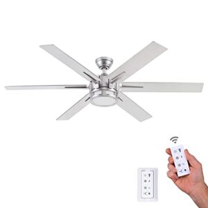 honeywell ceiling fans 51626-01 kaliza ceiling fan, 56, pewter