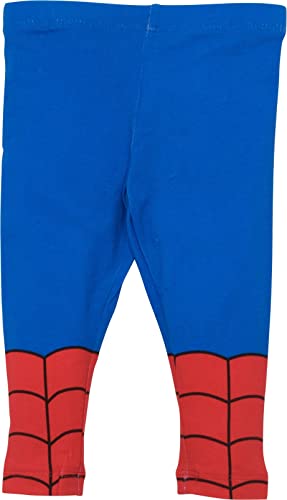 Marvel Spider-Man Toddler Girls Tulle Cosplay Dress Leggings and Headband 3 Piece 5T