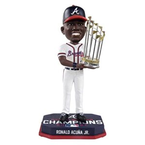 ronald acuna jr. atlanta braves 2021 world series champions bobblehead mlb