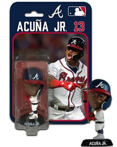 ronald acuna jr. atlanta braves first series mini bobblehead mlb