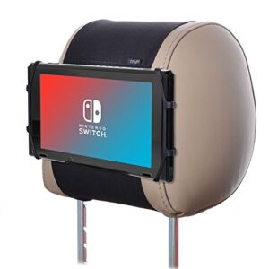 tfy car headrest mount silicon holder for game machine nintendo switch and other tablets