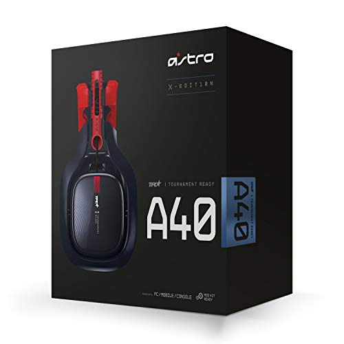 ASTRO Gaming A40 TR X-Edition Headset For Xbox Series X | S|One, PS5, PS4, PC, Mac, Nintendo Switch - Black/Red