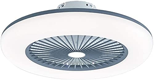 Cordless Wall Sconce 22" LED Ceiling Fan with Lights Dimmable with Remote Control, 3 Speed, Modern Ceiling Fan Light Dining Room Bedroom Living Lamps Invisible Ceiling Lamp Fan Lighting [Energy Class