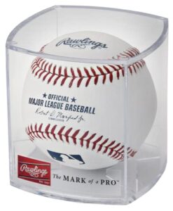 rawlings | official 2023 major league baseball | display case included | mlb | romlb-r, white/red/navy