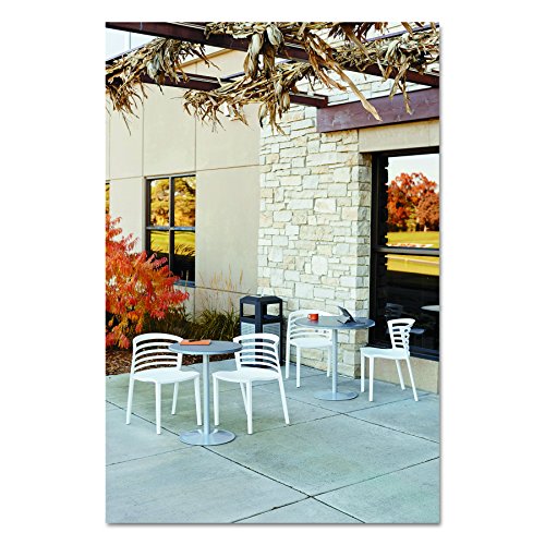 Safco Products 4-Piece Entourage Stack Chair Set, White