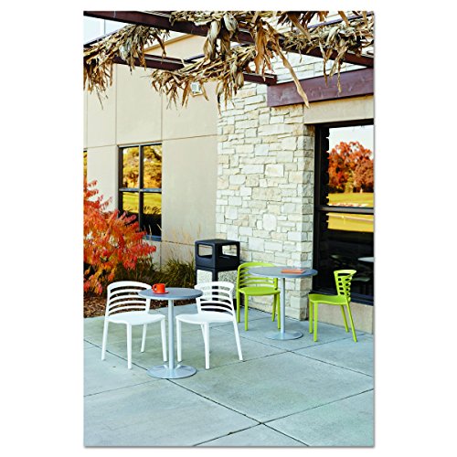 Safco Products 4-Piece Entourage Stack Chair Set, White