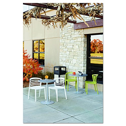 Safco Products 4-Piece Entourage Stack Chair Set, White