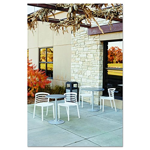 Safco Products 4-Piece Entourage Stack Chair Set, White