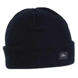 turtle fur the hat watch cap original fleece heavyweight beanie, black