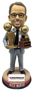 nick nurse iowa energy dual championship toronto bobblehead