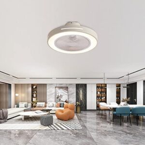 Ceiling Fan with Light Mute LED Dimmable Ceiling Fans with Remote Control Modern Dimmable Ceiling Fan Light with Remote Control for Bedroom Living Room Kitchen