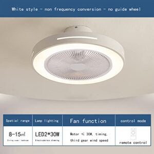 Ceiling Fan with Light Mute LED Dimmable Ceiling Fans with Remote Control Modern Dimmable Ceiling Fan Light with Remote Control for Bedroom Living Room Kitchen