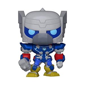 pop marvel: marvel mech - thor vinyl bobblehead, multicolor, standard