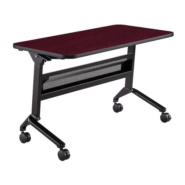 Safco Products Flip-N-Go Training Table, Regal Mahogany