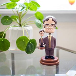 Surreal Entertainment The Office Double Dwight Resin Bobblehead | Collectible Action Figure Statue, Desk Toy Accessories | Novelty Gifts for Home Office Decor | 5 Inches Tall