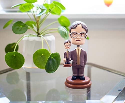 Surreal Entertainment The Office Double Dwight Resin Bobblehead | Collectible Action Figure Statue, Desk Toy Accessories | Novelty Gifts for Home Office Decor | 5 Inches Tall