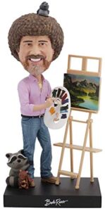 royal bobbles bob ross bobblehead, premium polyresin lifelike figure, unique serial number, exquisite detail