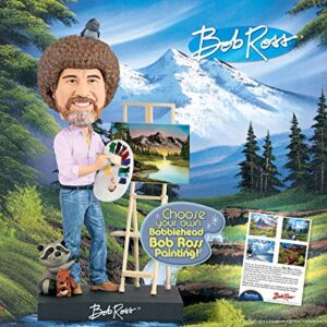 Royal Bobbles Bob Ross Bobblehead, Premium Polyresin Lifelike Figure, Unique Serial Number, Exquisite Detail