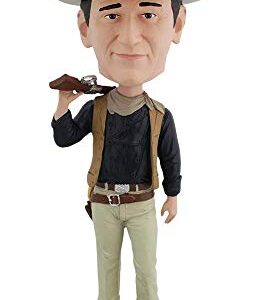 Royal Bobbles John Wayne Cowboy Bobblehead, Premium Polyresin Lifelike Figure, Unique Serial Number, Exquisite Detail