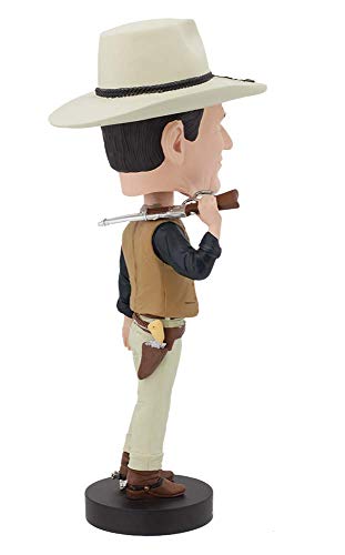 Royal Bobbles John Wayne Cowboy Bobblehead, Premium Polyresin Lifelike Figure, Unique Serial Number, Exquisite Detail