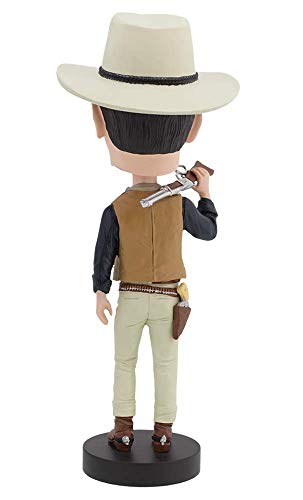 Royal Bobbles John Wayne Cowboy Bobblehead, Premium Polyresin Lifelike Figure, Unique Serial Number, Exquisite Detail